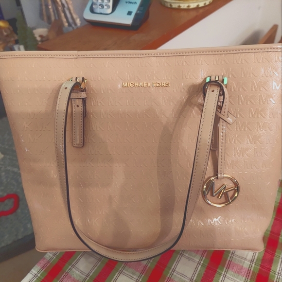 Bags | Rose Gold Michael Kors Purse | Poshmark